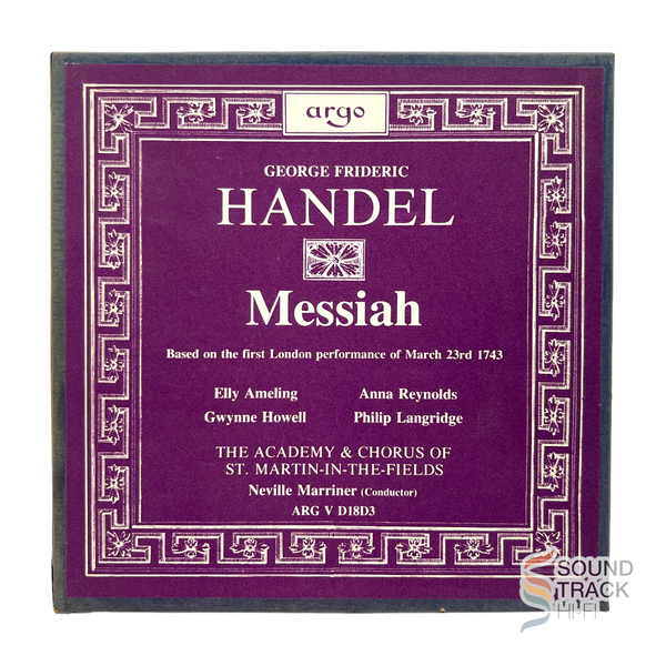 Handel Messiah Academy of St Martin In the Fields 7 1/2 IPS Reel Tape – Soundtrack Hi-Fi