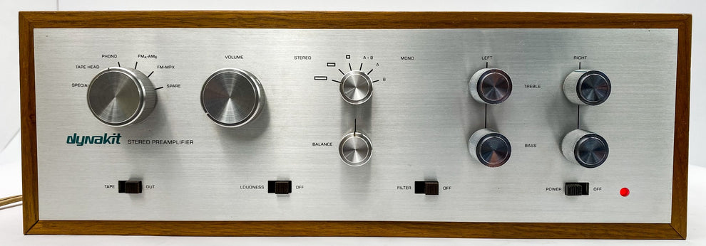 Dynaco PAS-3X Stereo Vacuum Tube Preamplifier w/ Wood Cabinet ...