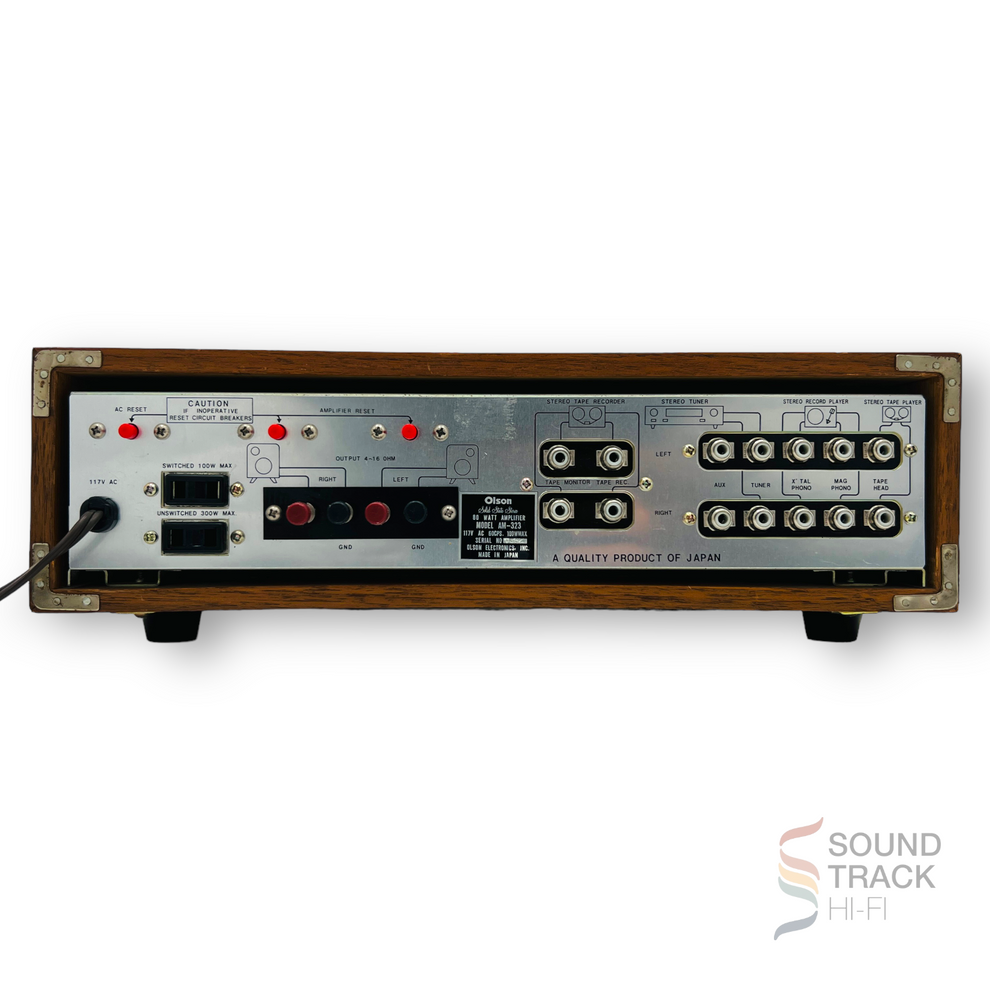 Olson AM-323 Integrated Stereo Amplifier – Soundtrack Hi-Fi