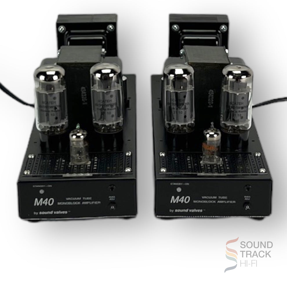 Sound Valves M40 Vacuum Tube Mono Block Power Amplifier's – Soundtrack ...