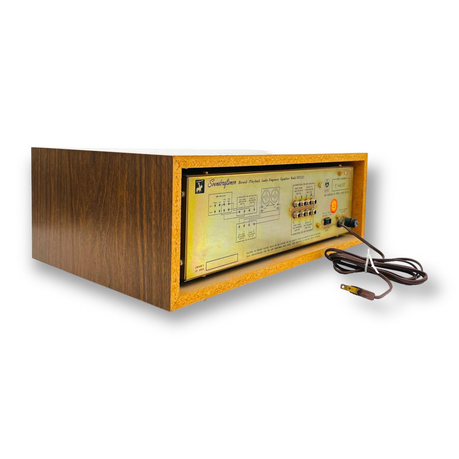 Soundcraftsman RP2212 Stereo Graphic Equalizer with Wood Case ...