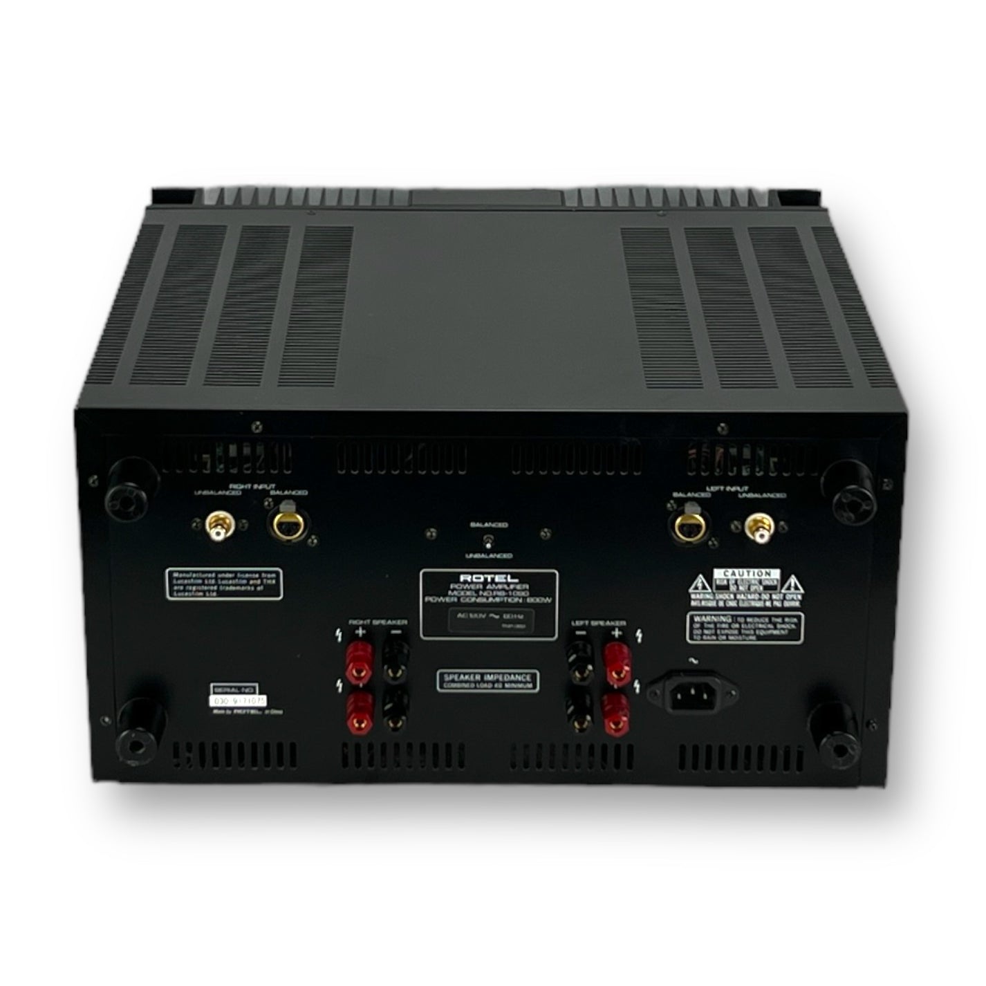 Rotel RB-1090 380 Watt Stereo Power Amplifier – Soundtrack Hi-Fi